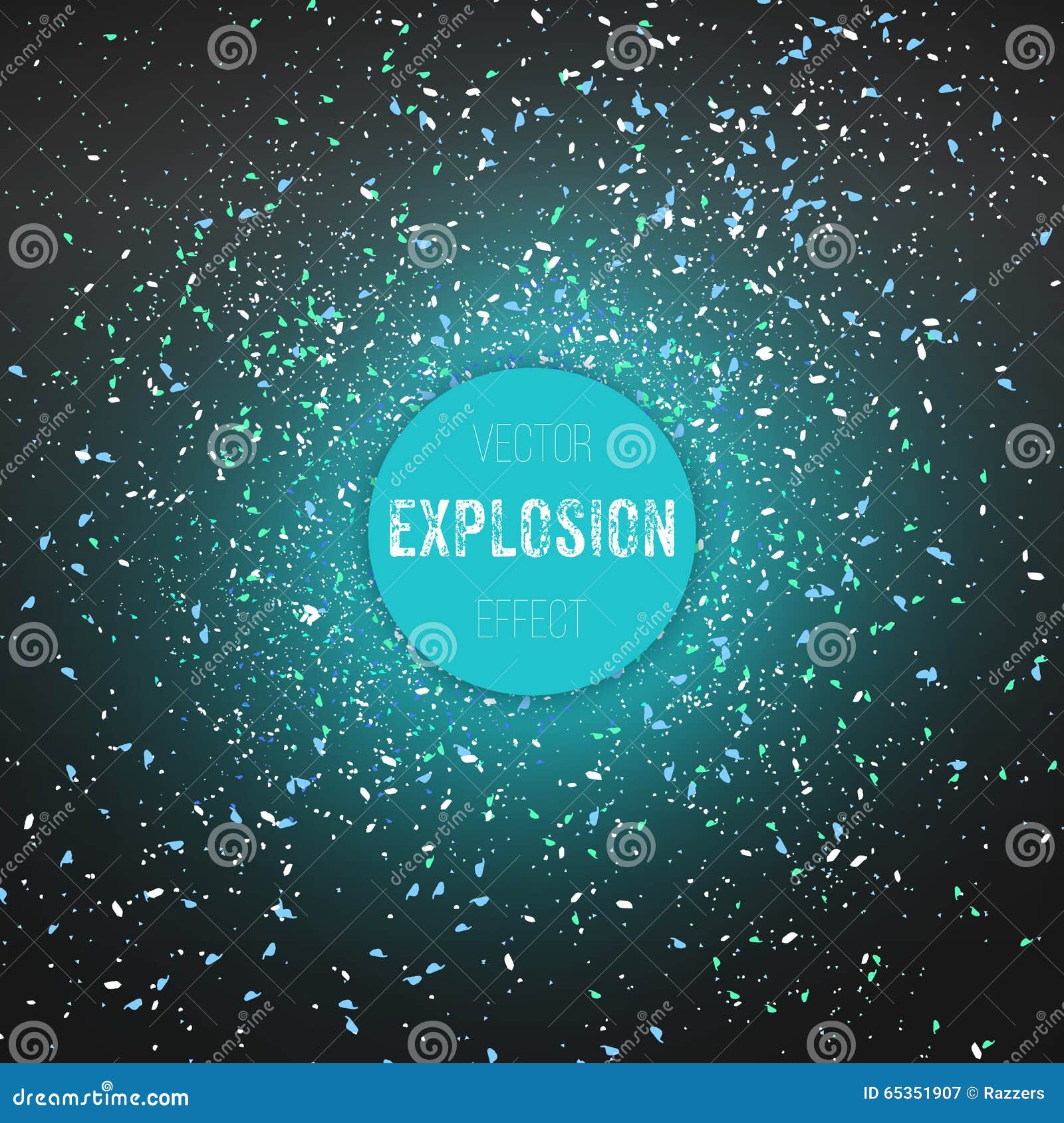 Outer Space Exlosion Vector Stock Vector - Illustration of bang, fire ...