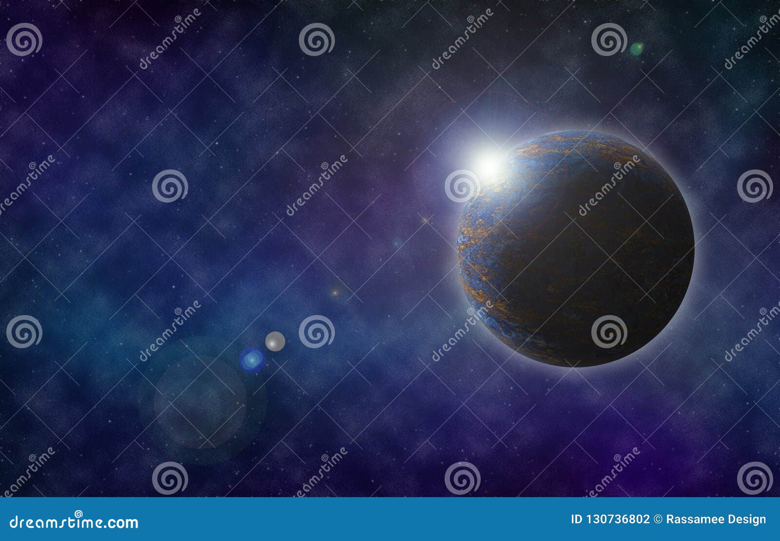 Outer Space Graphic Design Background Stock Vector - Illustration of ...