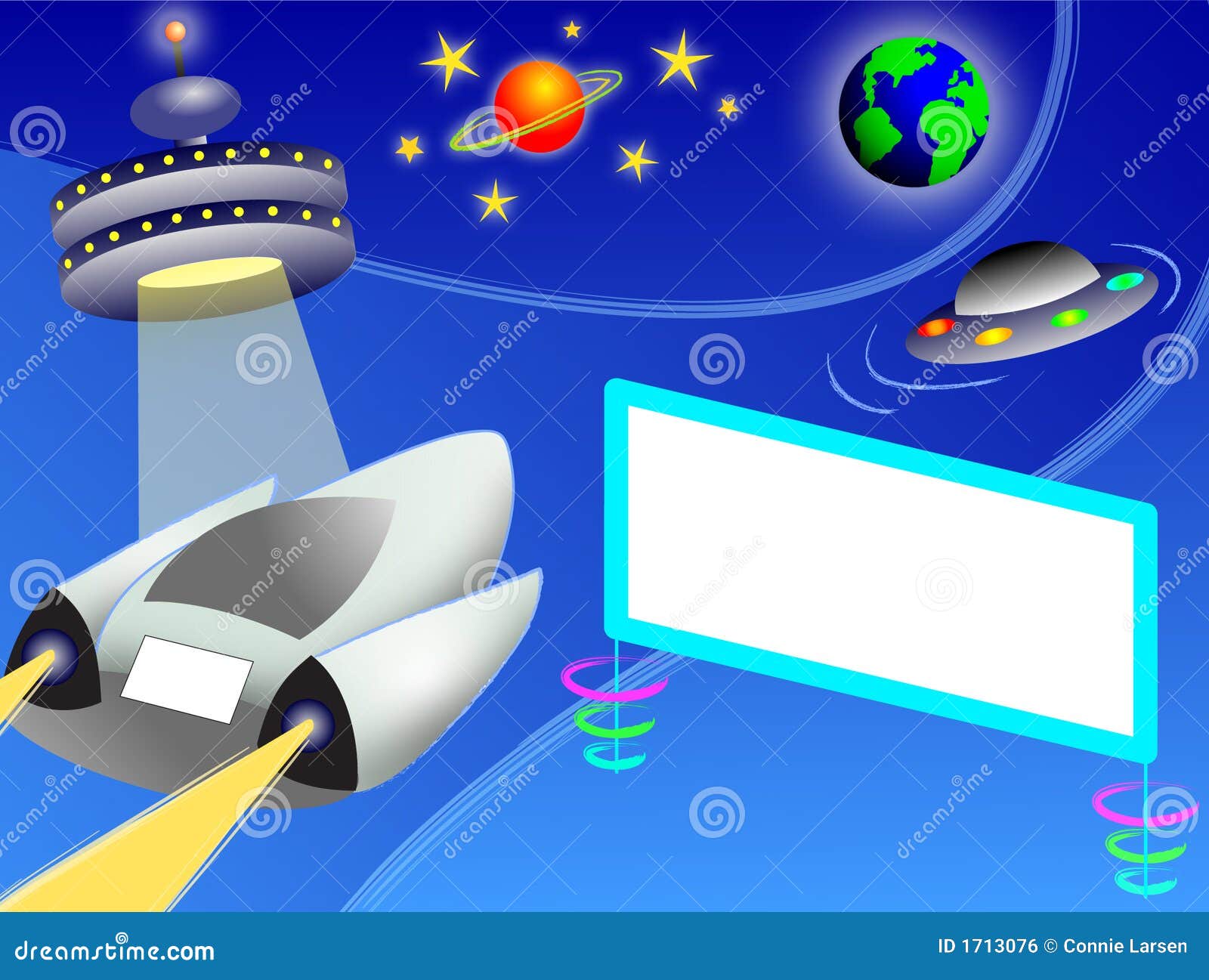 Outer Space Highway/eps stock vector. Illustration of futuristic - 1713076