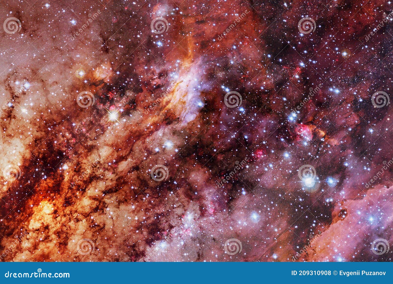 Outer Space Nebula, Stars and Galaxy. Elements of this Image Furnished ...