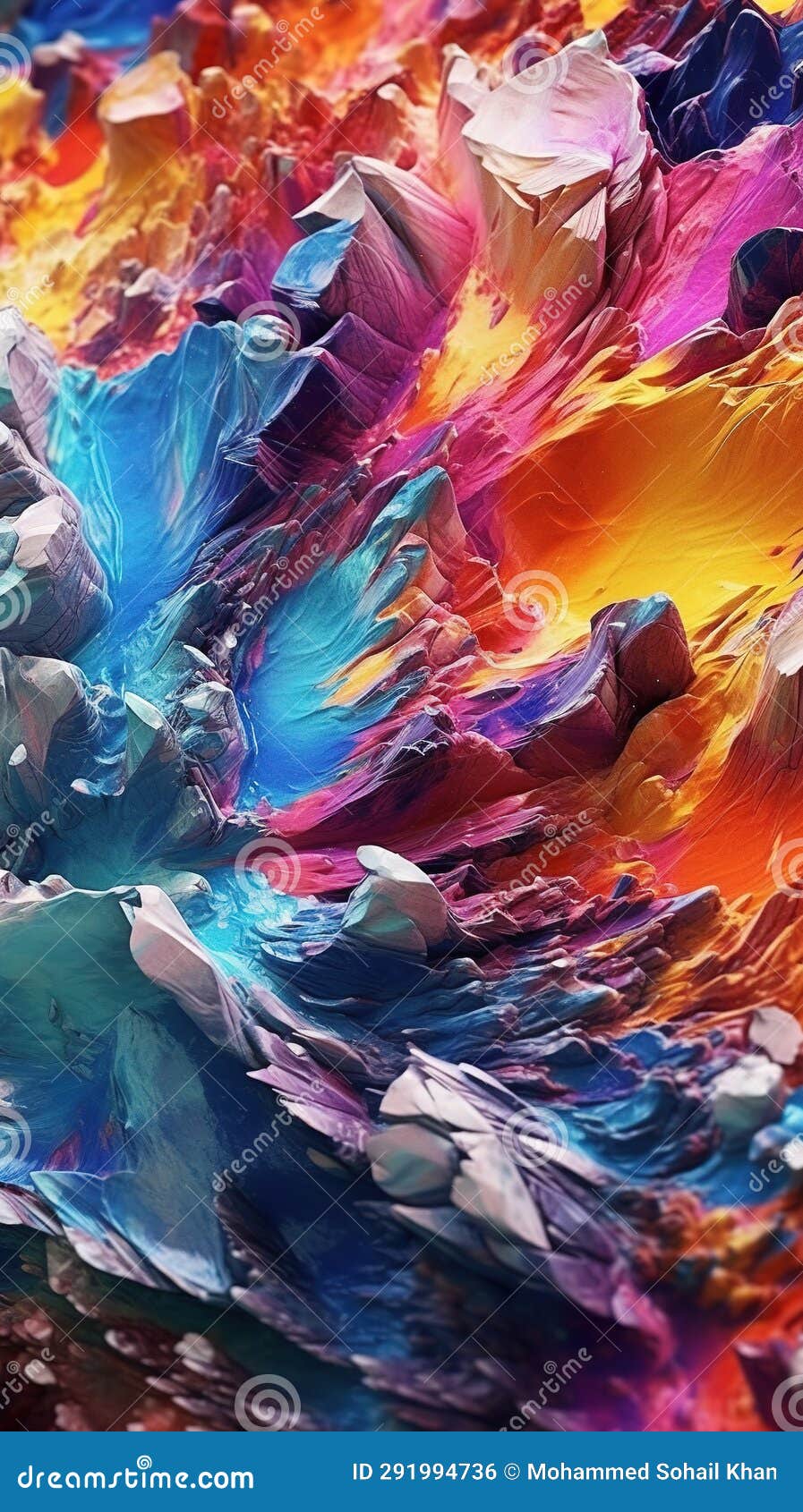 Outer Space Ozone Cosmic RGB Color Abstract Painting Background Stock ...