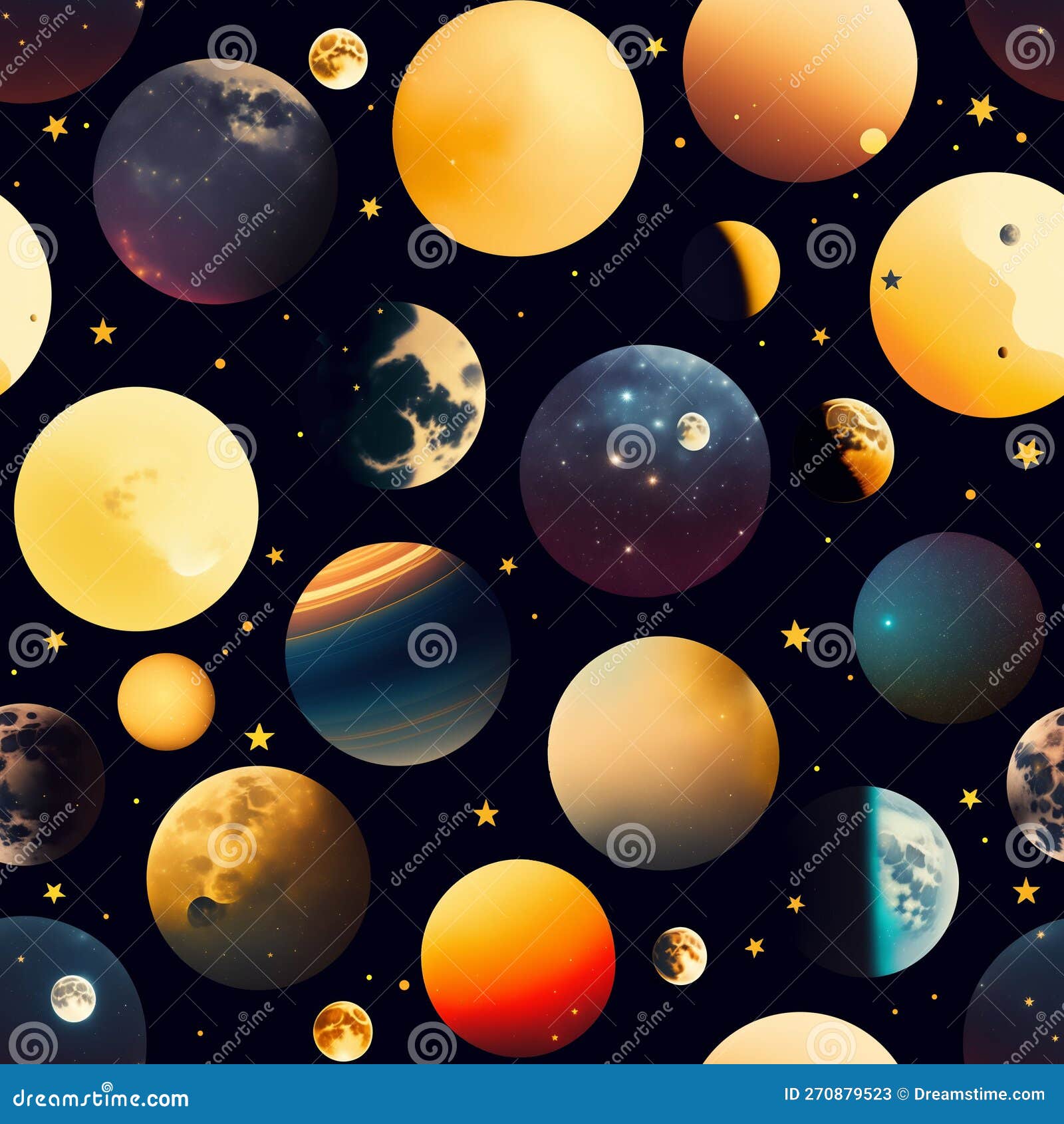 Wrapping Paper Solar System