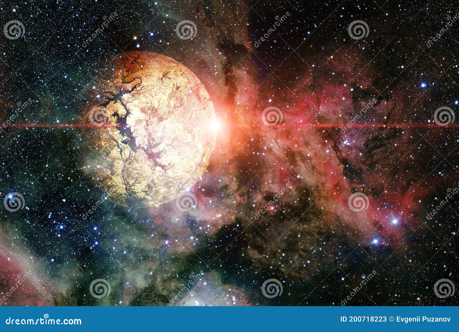 Outer Space. Elements of this Image Furnished by NASA Stock Image ...