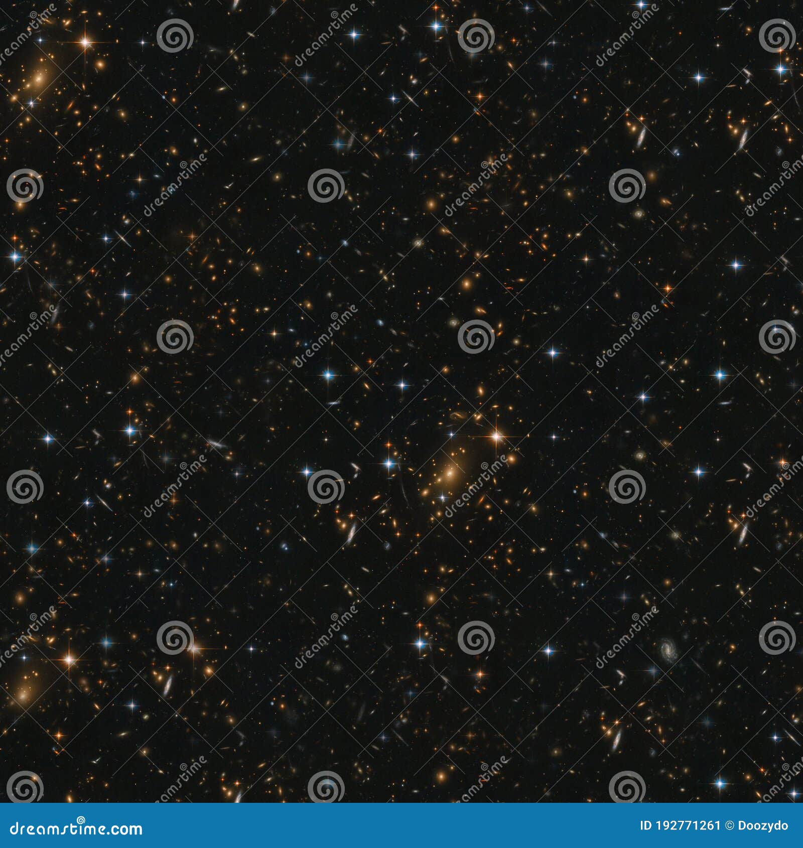 Outer Space Seamless Pattern. Blue Abstract Stock Image - Image of ...