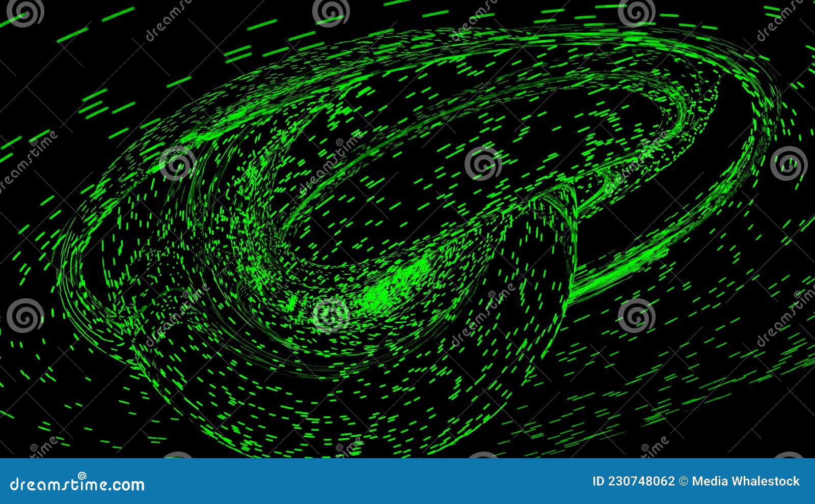Outer Space Spinning and Twisting Object of Colorful Tiny Particles ...