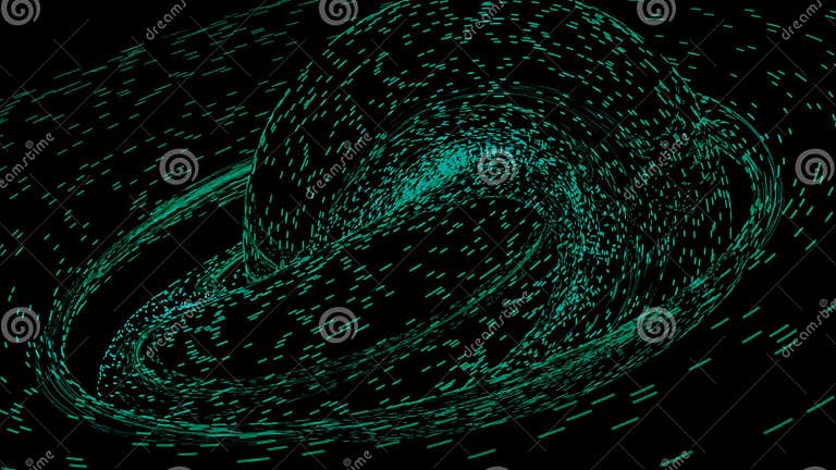 Outer Space Spinning and Twisting Object of Colorful Tiny Particles ...