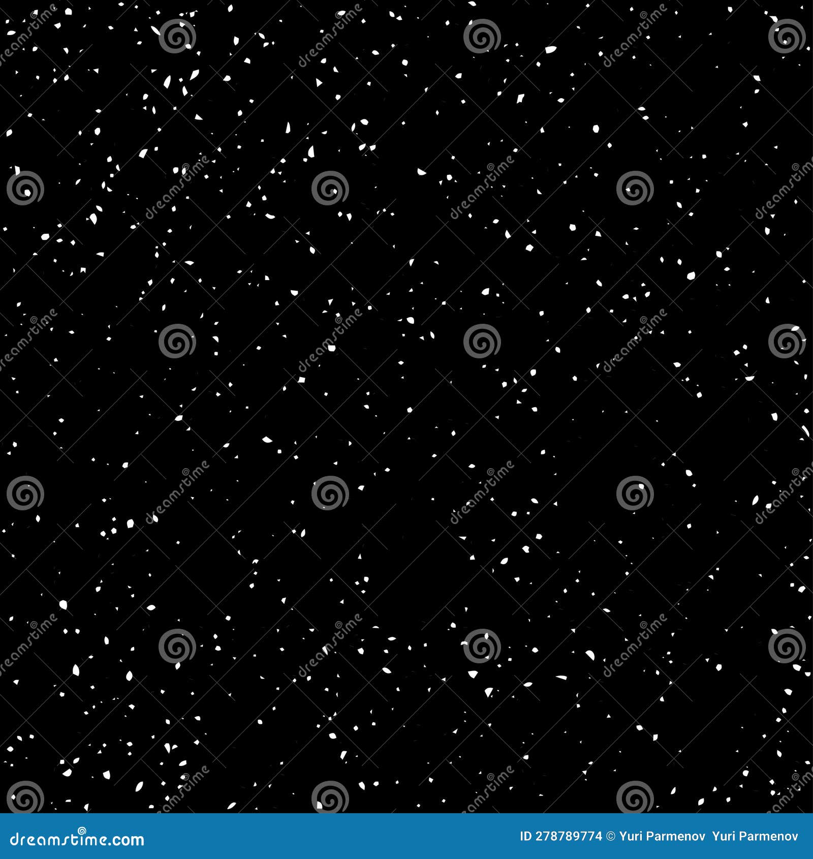 Starry Dark Blue Abstract Background With Shimmering Particles And ...