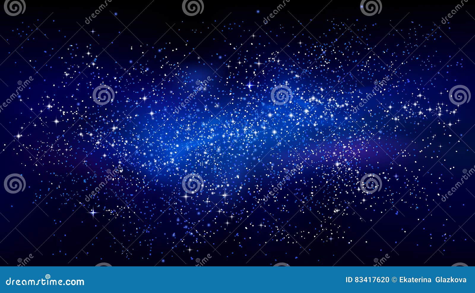 Outer space starry design stock vector. Illustration of dark - 83417620