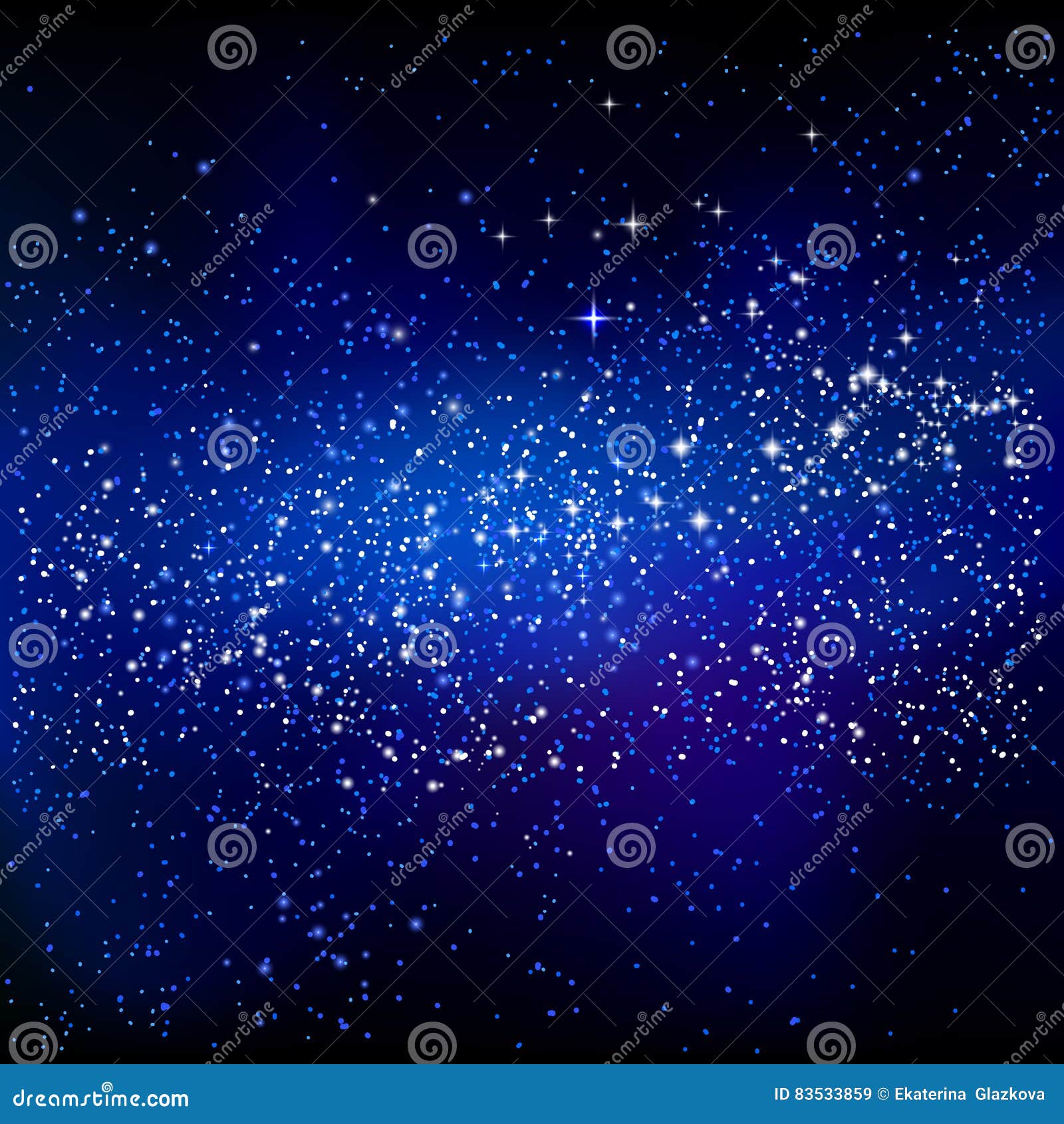 Outer space starry design stock vector. Illustration of graphic - 83533859