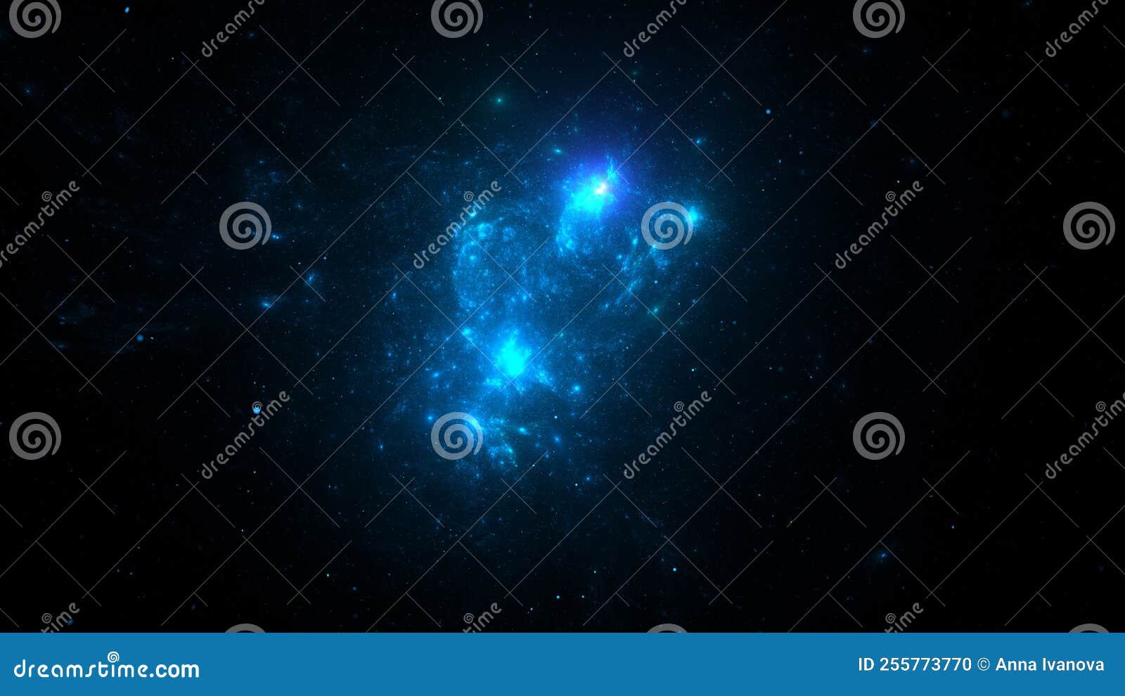 Outer Space, Stars, Planets and Galaxies in the Universe. the Light of ...