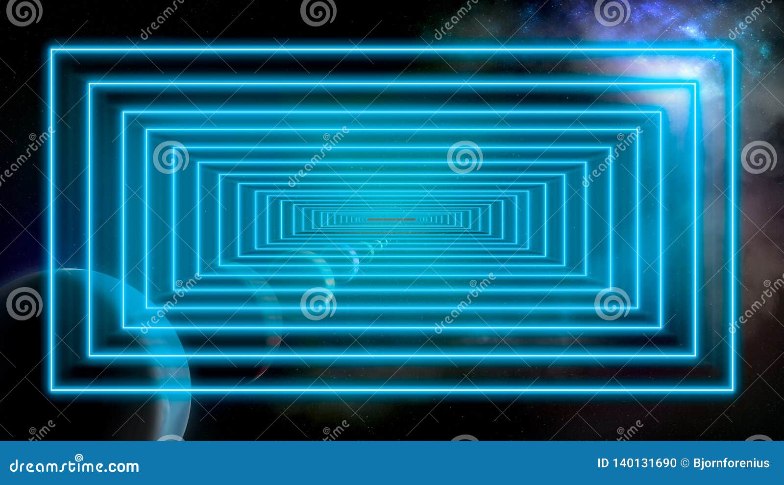 Outer Space and Time Travel Concept Image Stock Photo - Image of clouds ...