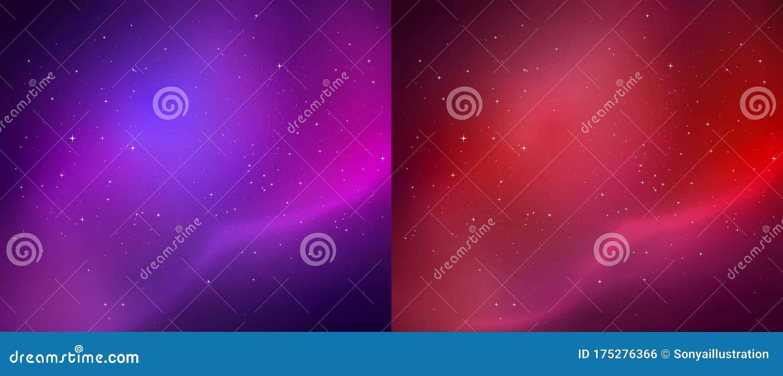 Outer Space Vector Backgrounds Stock Vector - Illustration of magenta ...