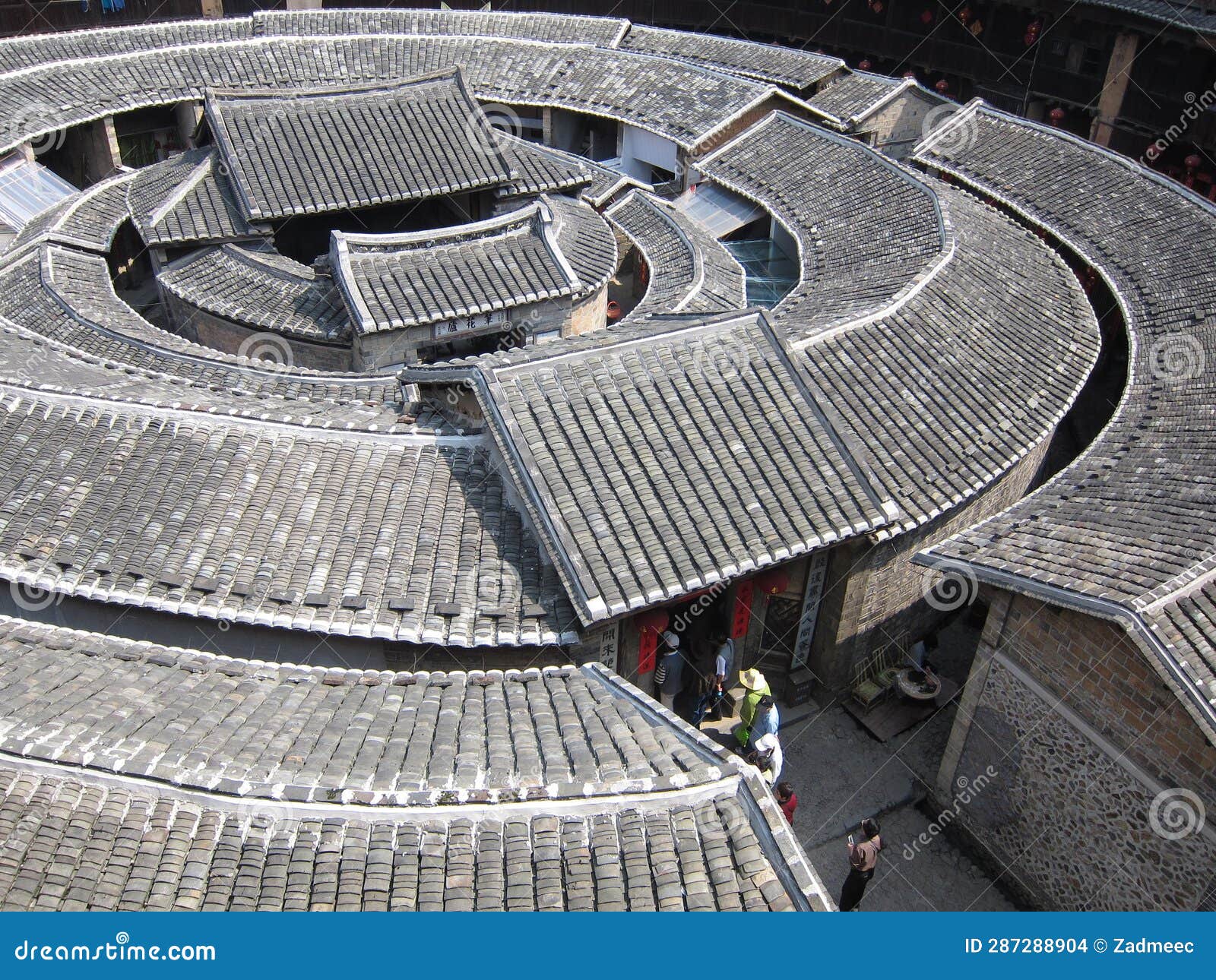 The Outer Image of a Fujian Tulou Editorial Stock Image - Image of ...