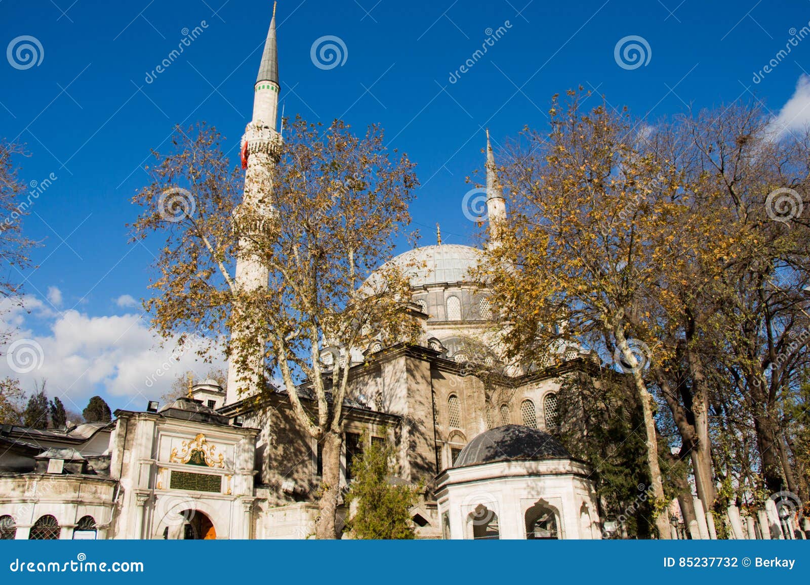 Outer View of Dome in Ottoman Architecture in Turkey Stock Photo ...