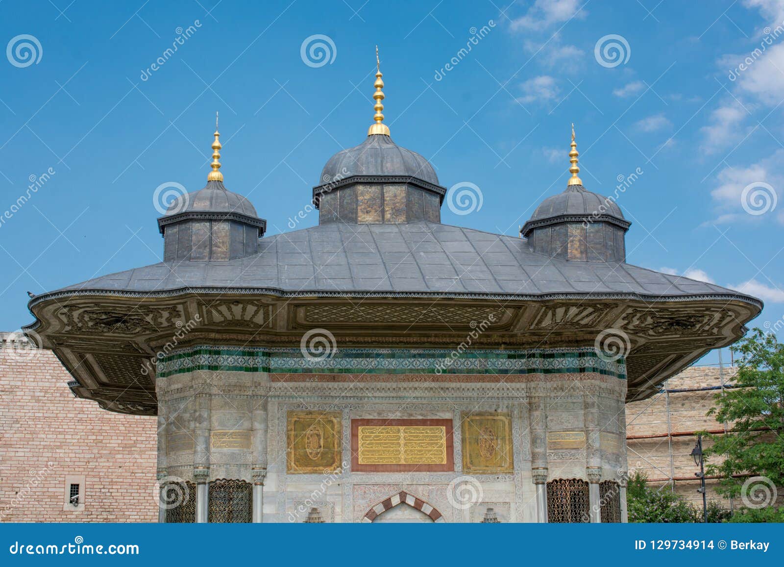 Outer View of Dome in Ottoman Architecture in Turkey Stock Photo ...