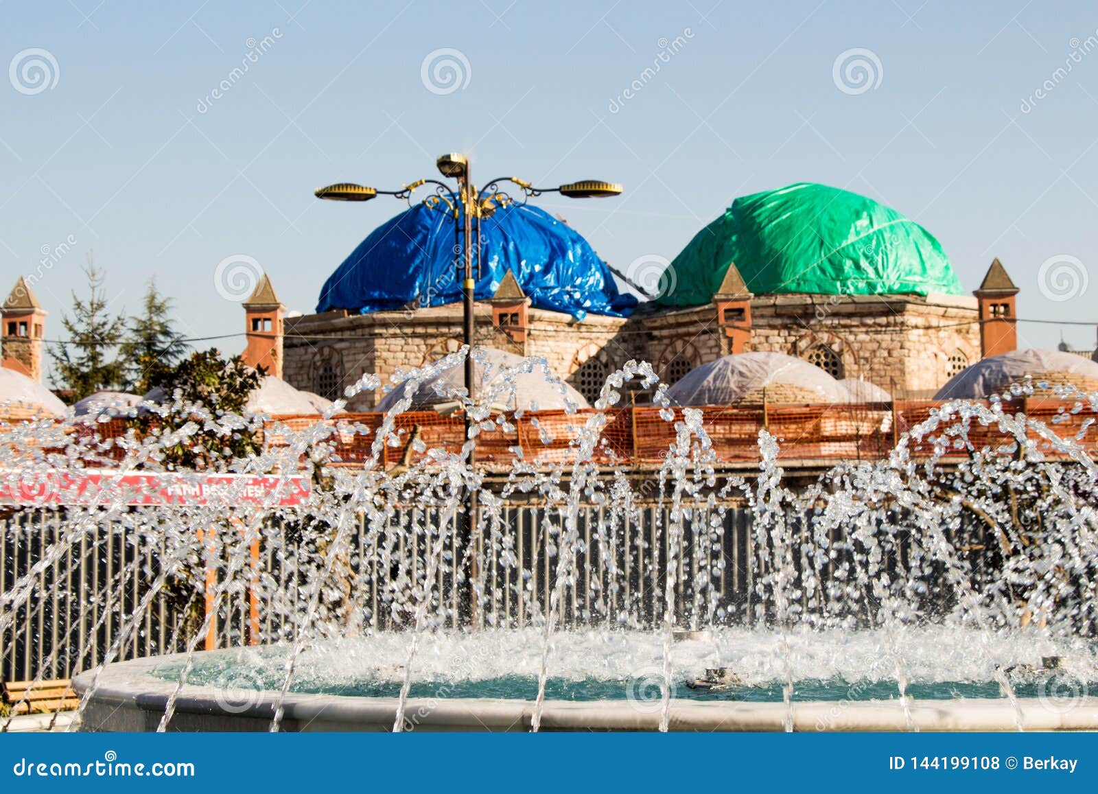 Outer View of Dome in Ottoman Architecture in Turkey Stock Photo ...