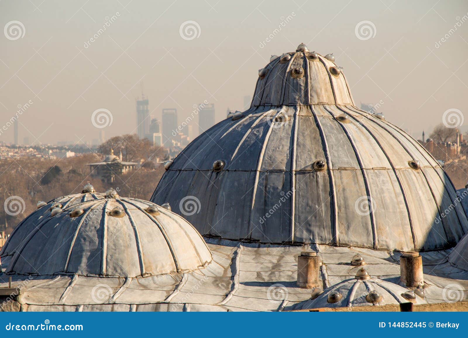 Outer View of Dome in Ottoman Architecture in Turkey Stock Image ...
