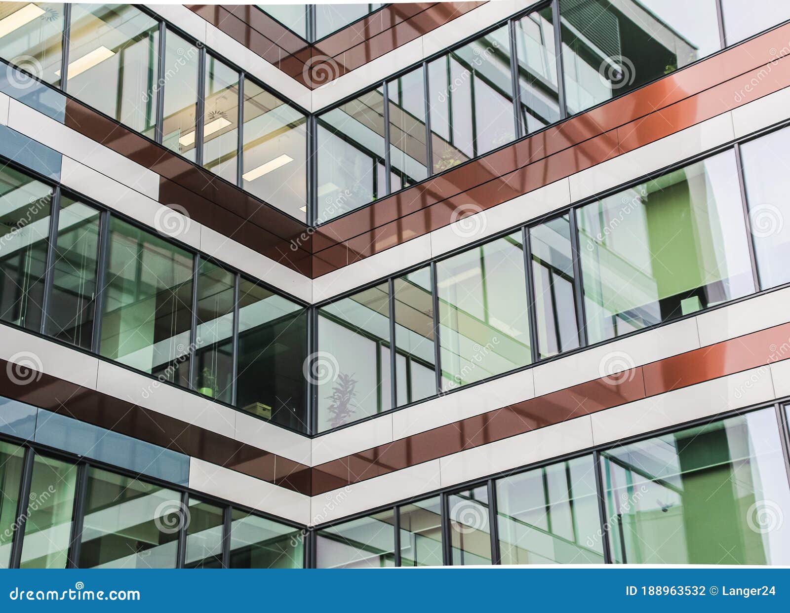 Outer View of a Modern Office Building Stock Photo - Image of clean ...