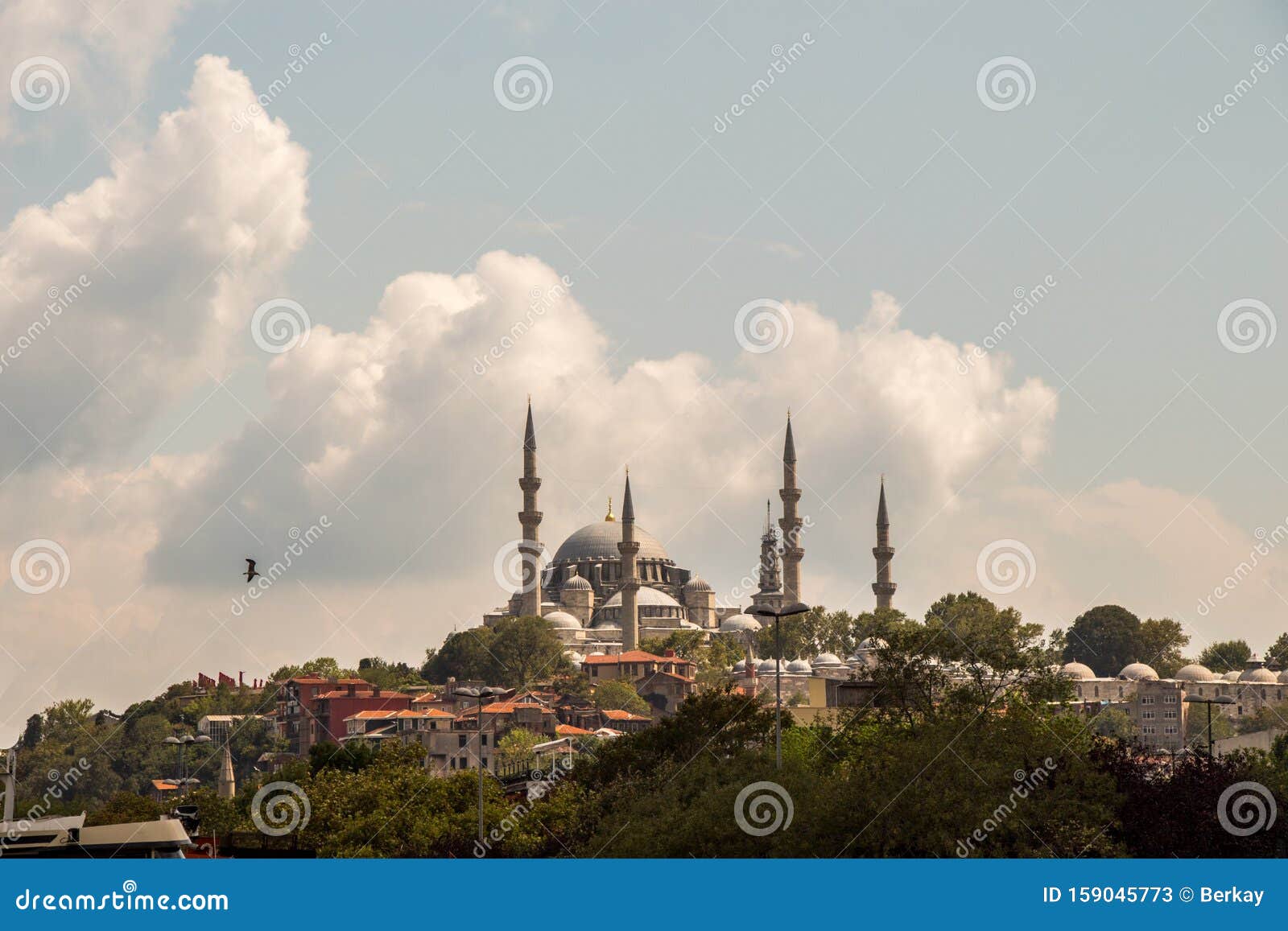 Ottoman Style Mosque in Istanbul Stock Image - Image of empire ...