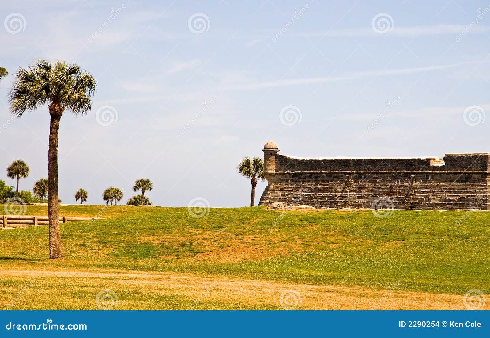 Outer Wall Of Historic Fort Picture. Image: 2290254