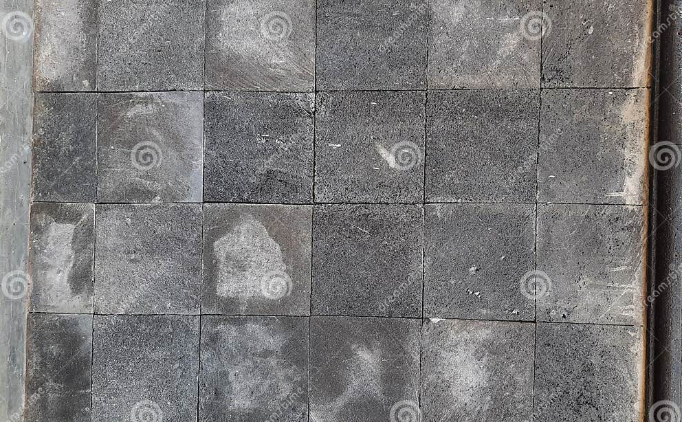 The Outer Wall of the House is Made of Checkered Natural Stone. Stock ...