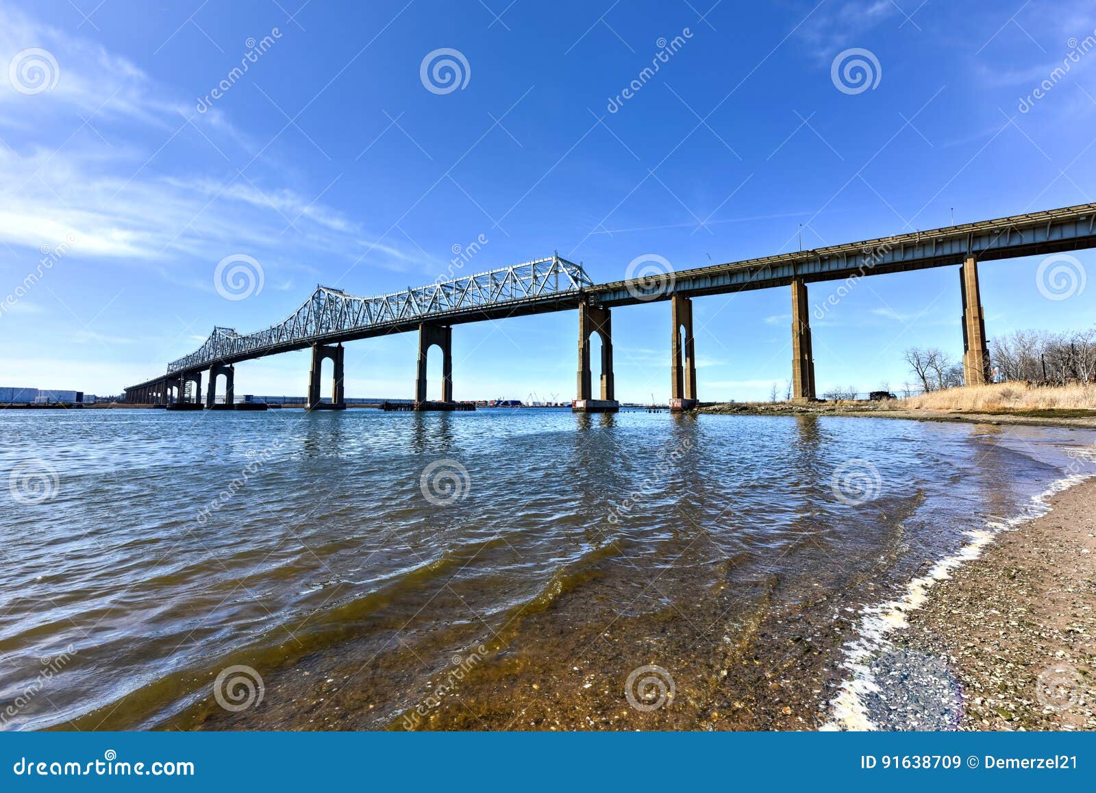 Outerbridge Crossing stock image. Image of authority - 91638709