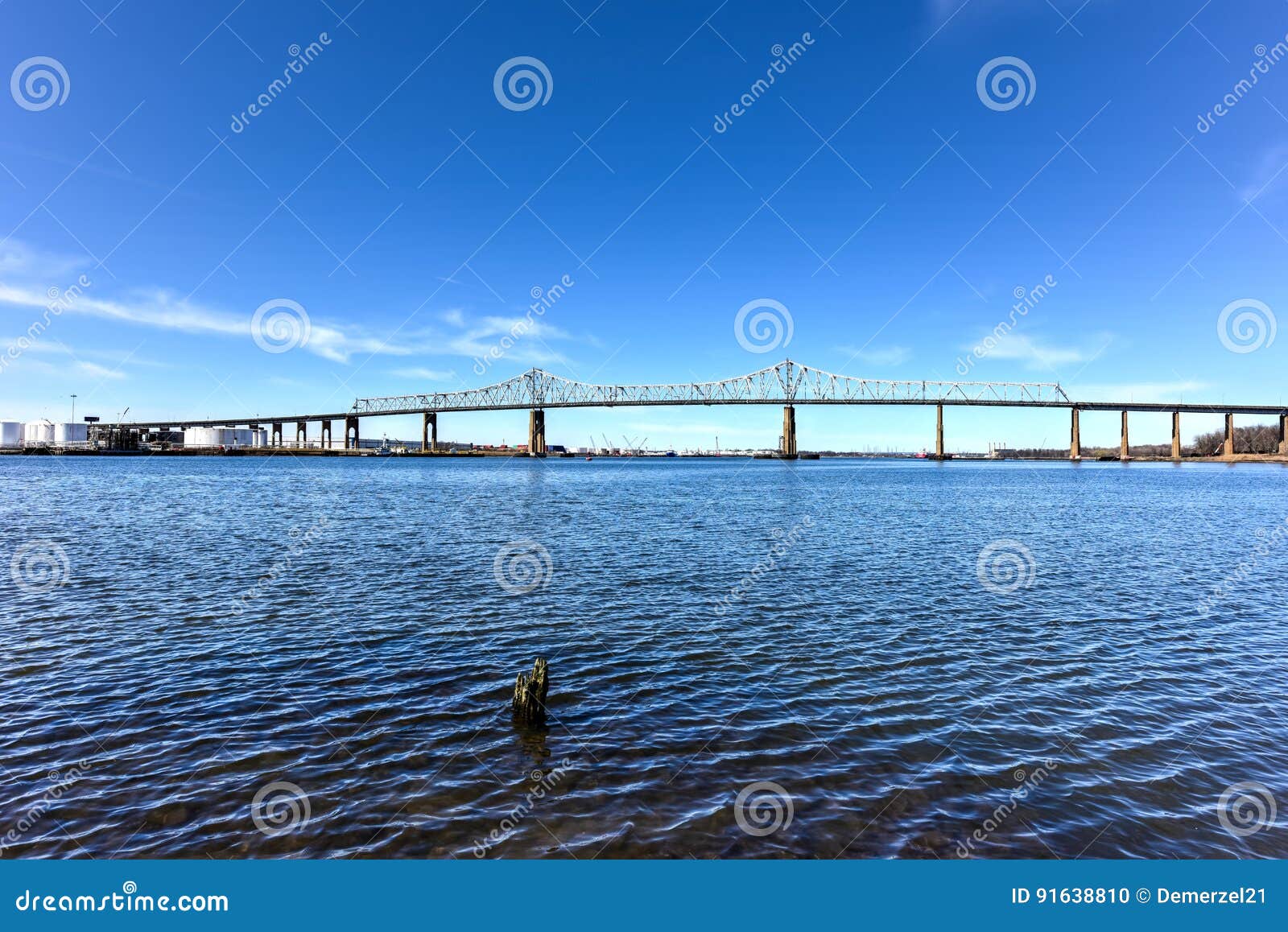 Outerbridge Crossing stock photo. Image of infrastructure - 91638810