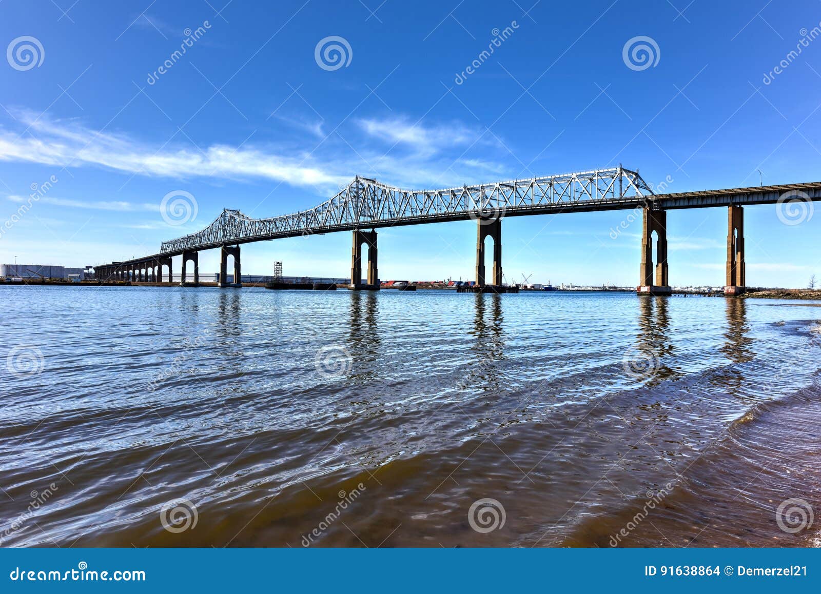 Outerbridge Crossing stock photo. Image of perth, interstate - 91638864
