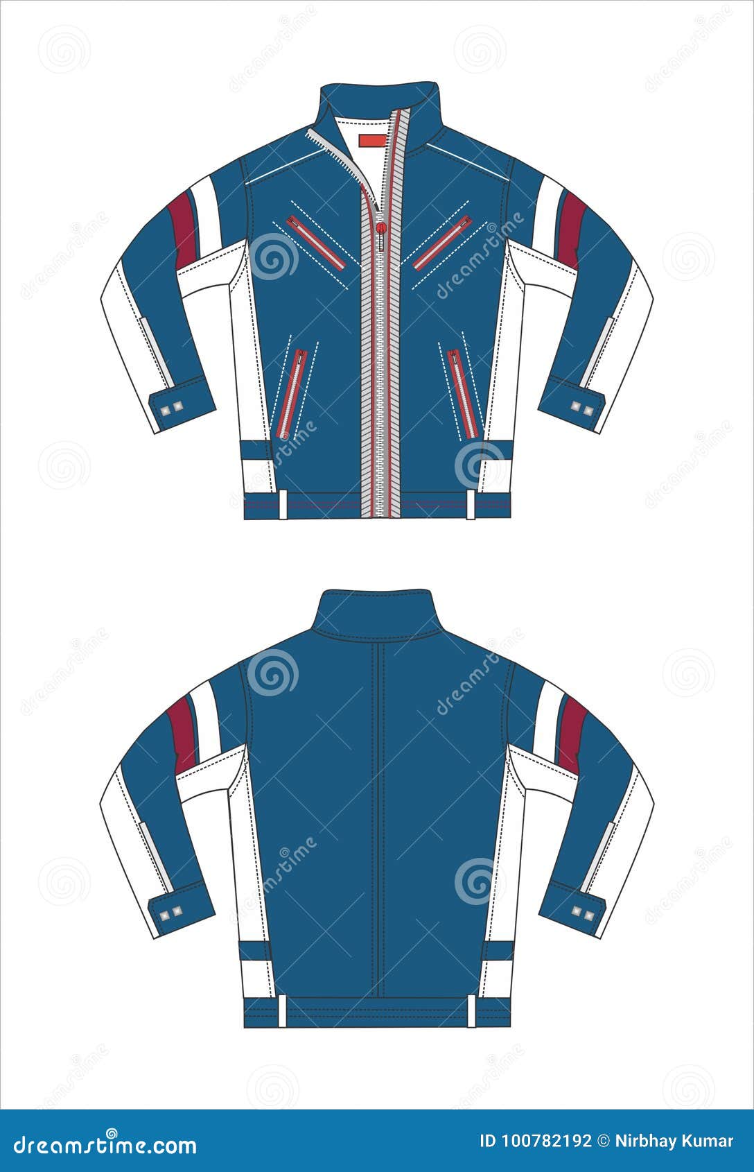 Outerwear VECTOR templates stock vector. Illustration of outline ...