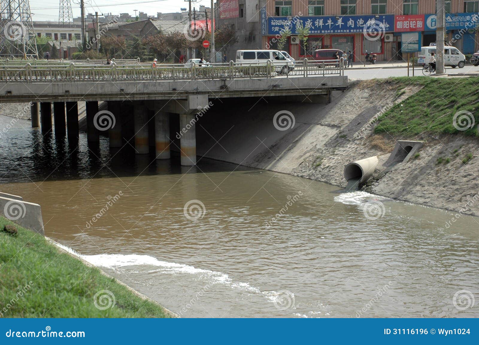 Outfall editorial photo. Image of environmental, river - 31116196