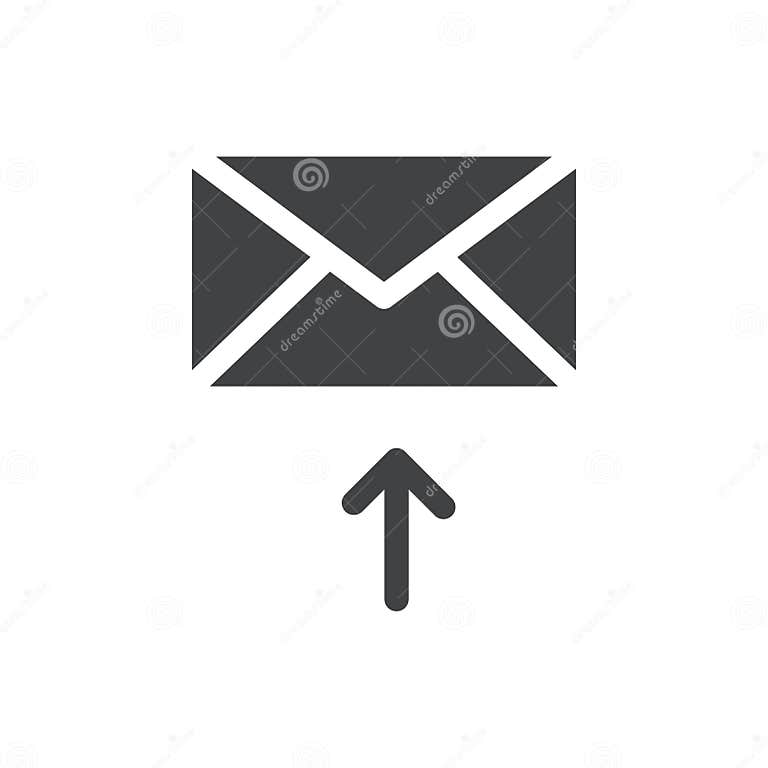 Outgoing Mail Icon Simple Vector Symbol Stock Vector - Illustration of ...