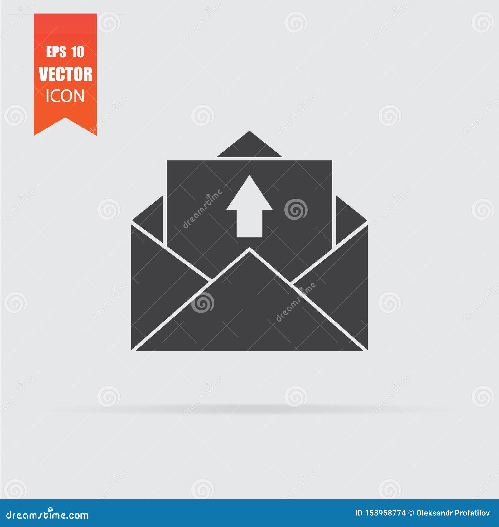 Outgoing Message Icon Vector | CartoonDealer.com #106324557