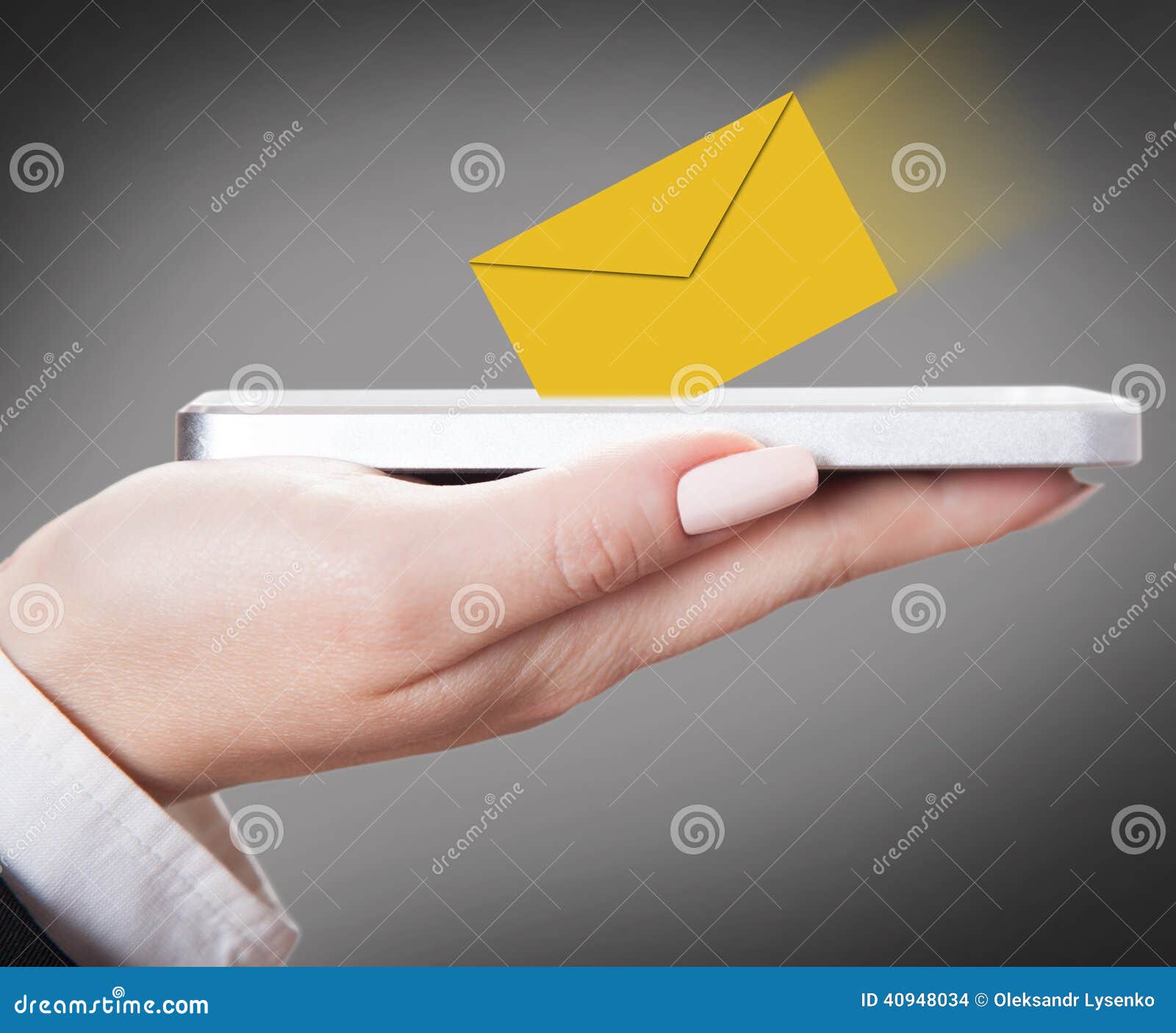 Outgoing messages are stock photo. Image of hand, telephone - 40948034