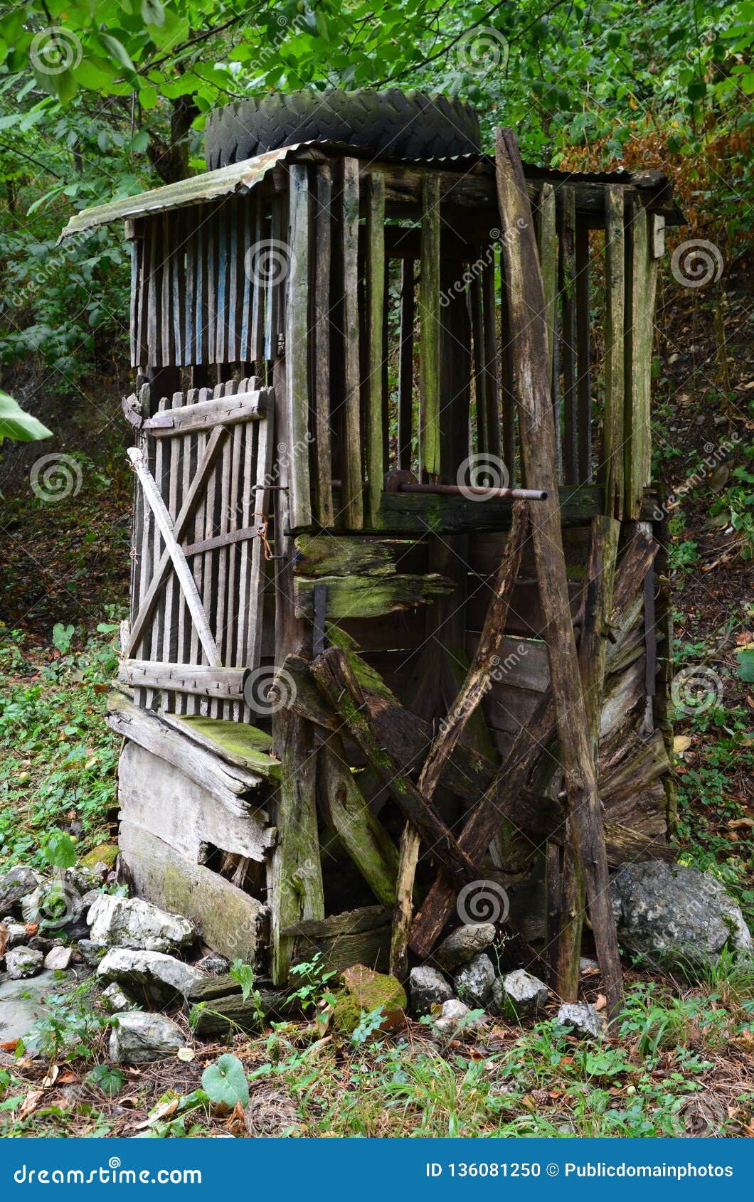 Outhouse, Shack, Outdoor Structure, Tree Picture. Image: 136081250