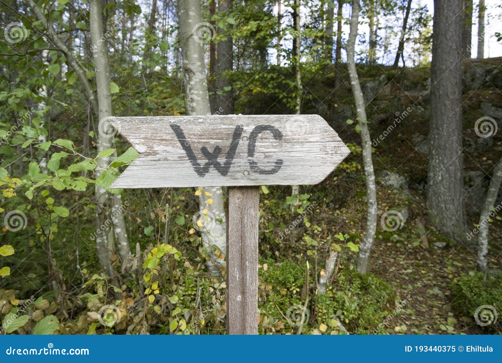 Outhouse Sign On A Public Toilet Building IN Australia Outback Royalty ...