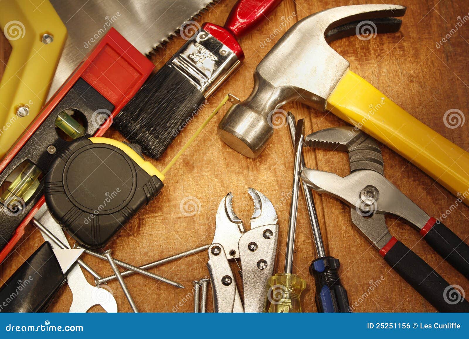 Outils photo stock. Image du assorti, indoors, mesure - 25251156
