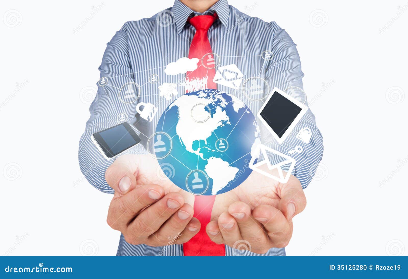 Outils D'affaires Dans Les Mains Photo stock - Image du internet ... Outils D'affaires Dans Les Mains Photo stock - Image du internet ...