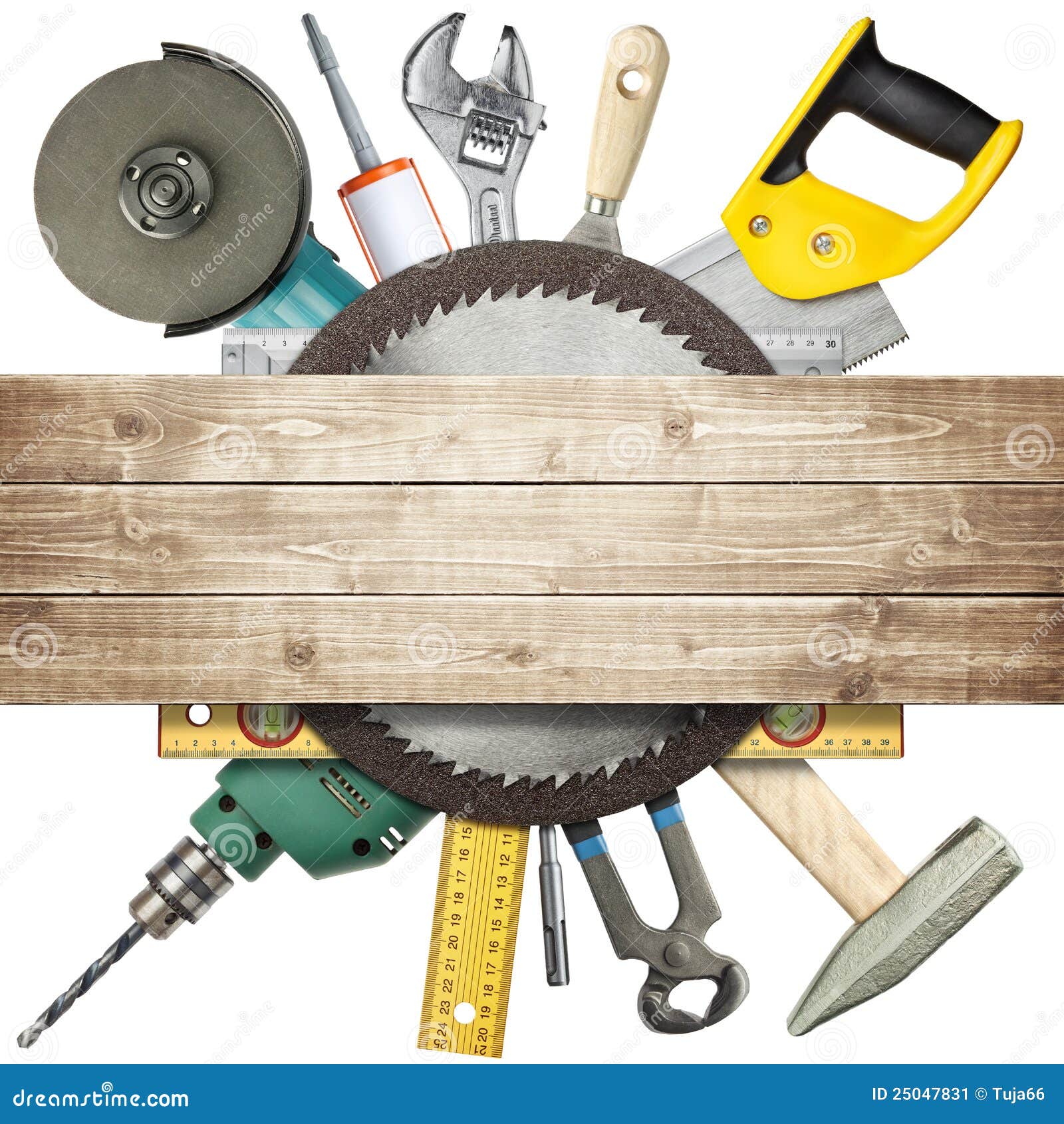 Outils de construction image stock. Image du marteau - 25047831