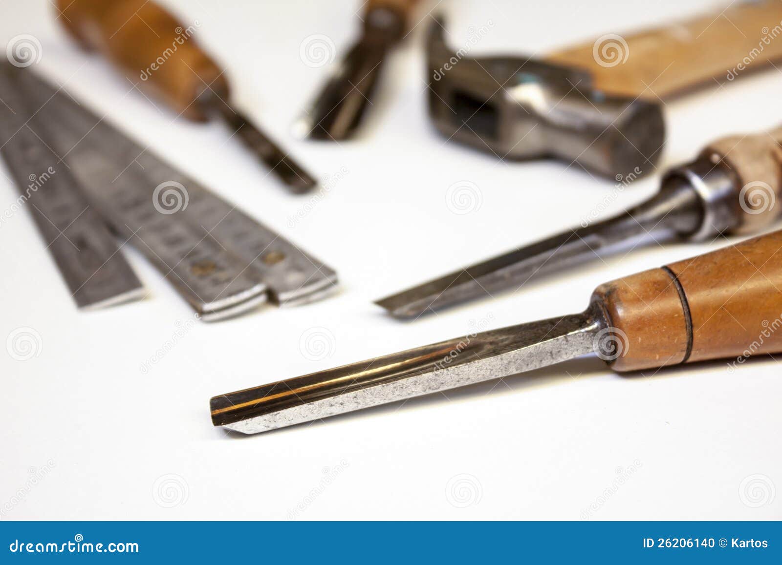 Outils de menuisier photo stock. Image du tailleur, compétence - 26206140
