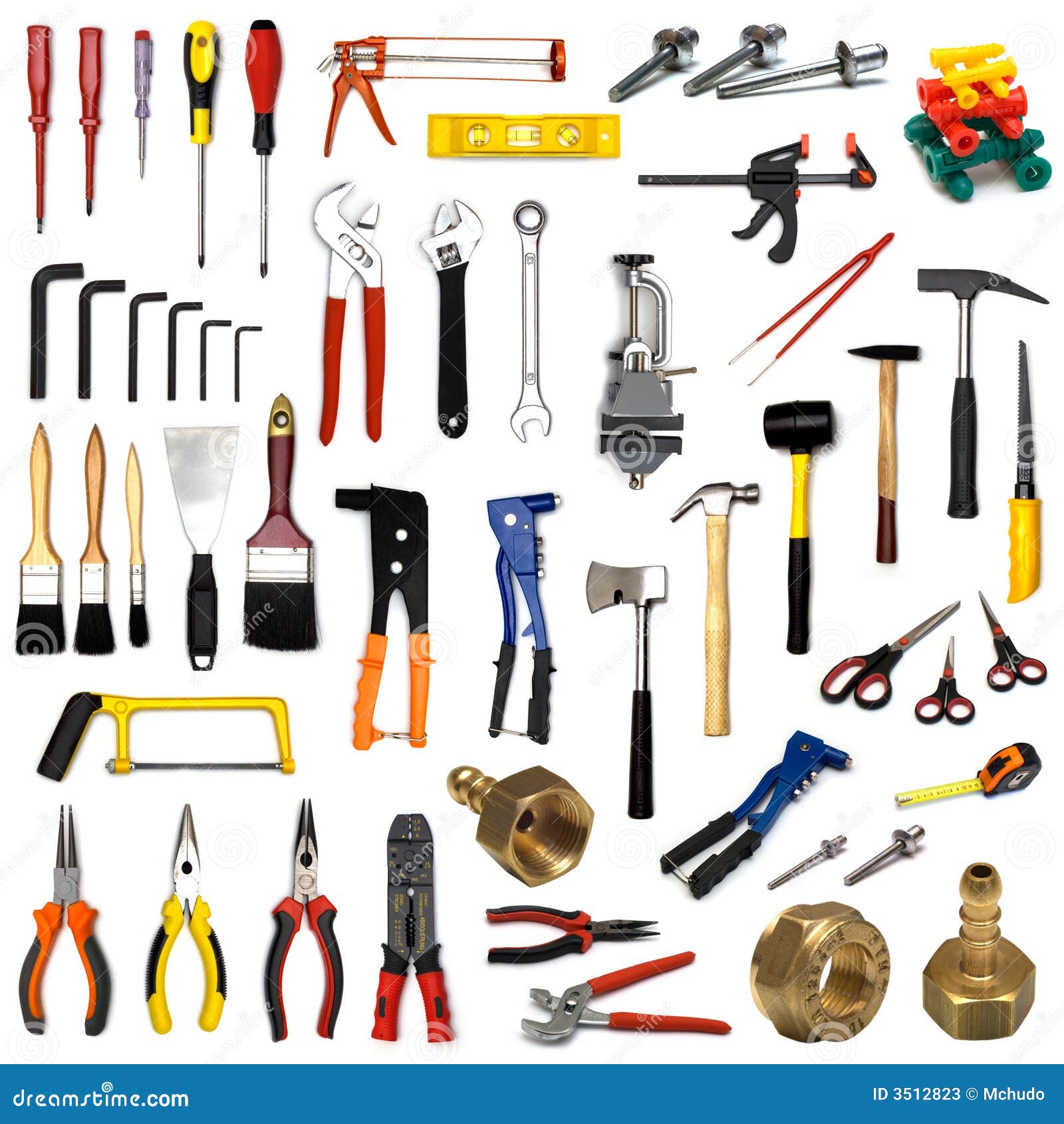 Outils sur le fond blanc image stock. Image du outil, développement ...