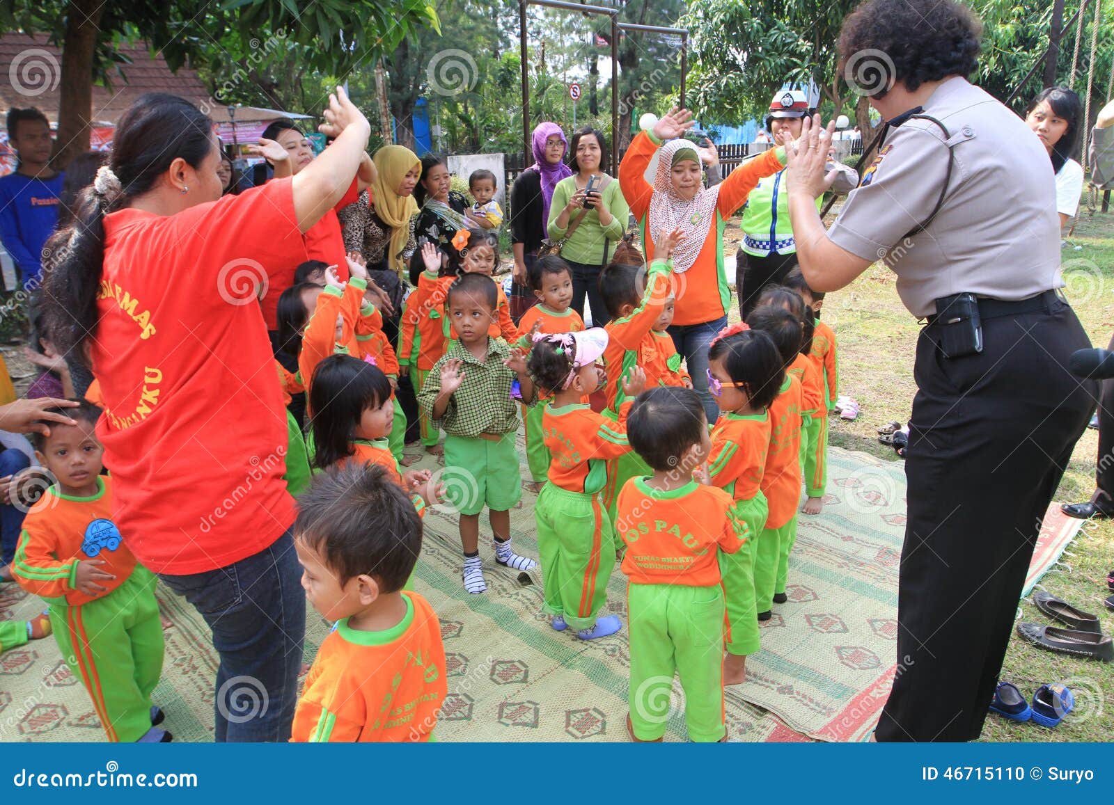 Outing class editorial image. Image of kindergarten, java - 46715110
