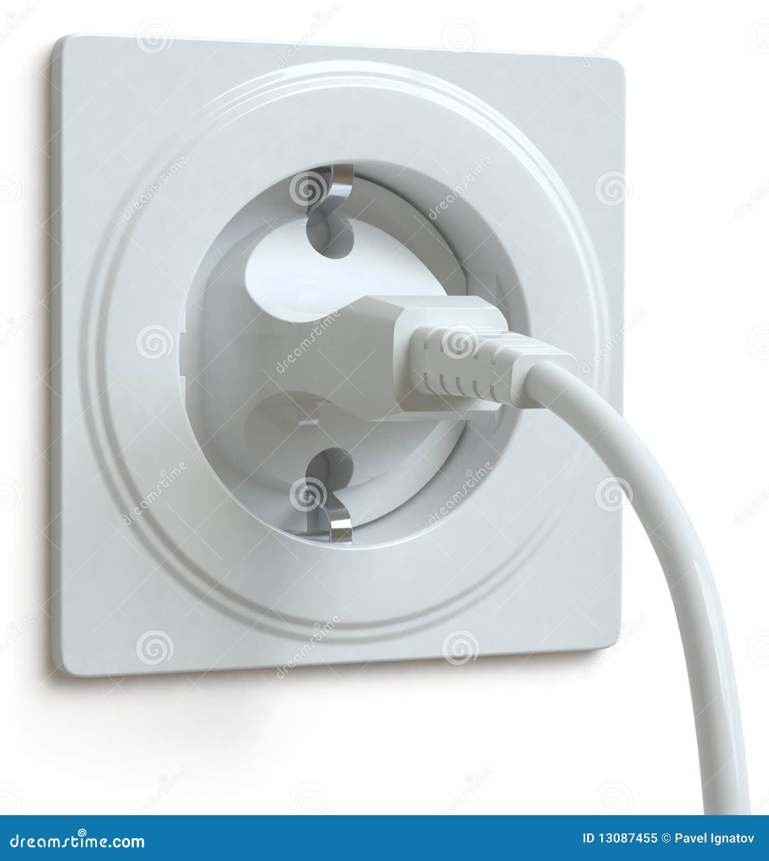 Outlet stock image. Image of included, outlet, cable - 13087455
