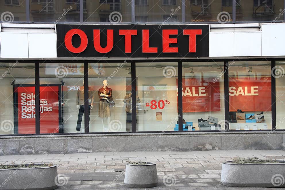 Outlet editorial stock image. Image of retail, store - 18661189