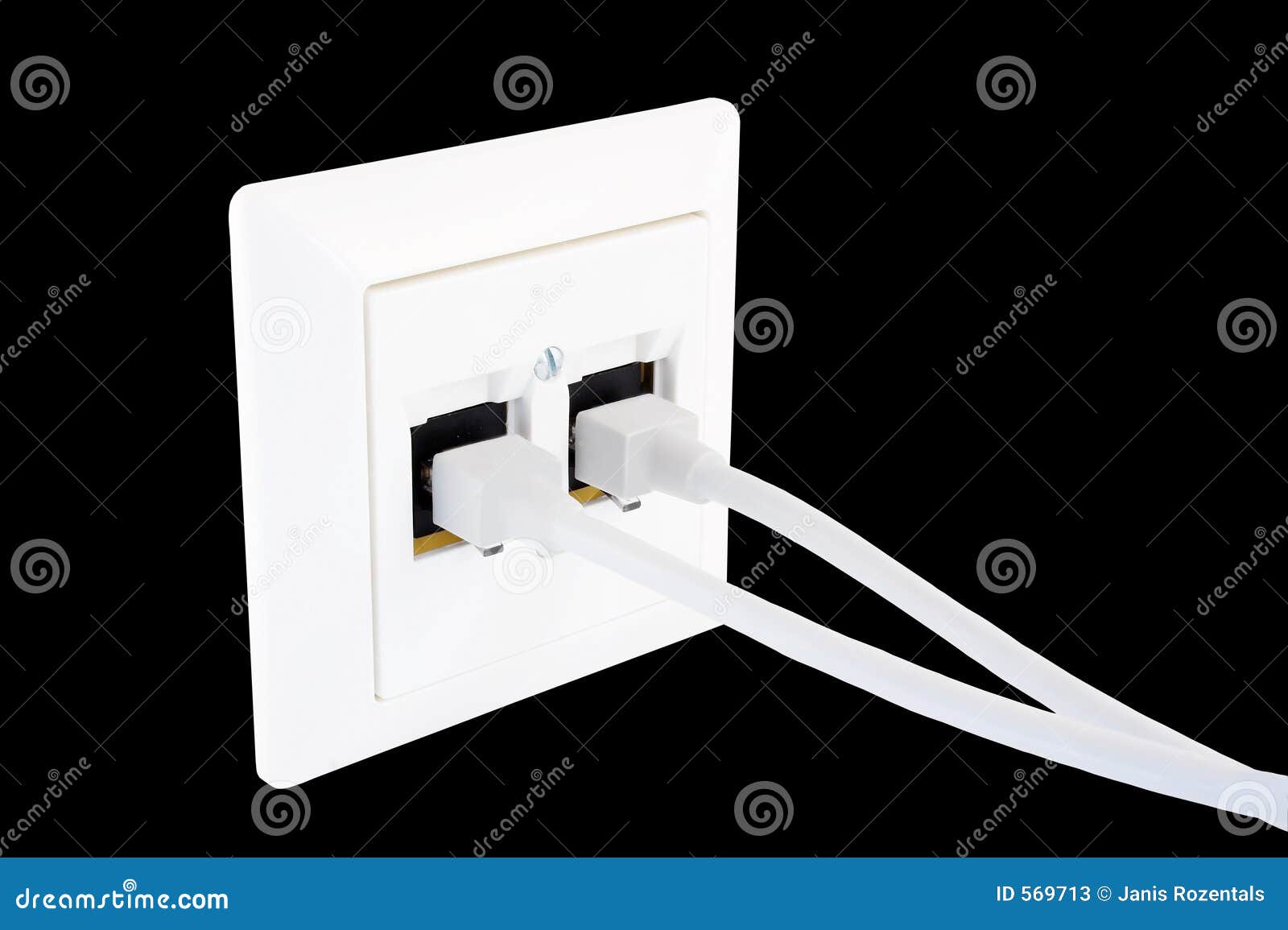 Outlet stock image. Image of cable, connection, black, digital - 569713