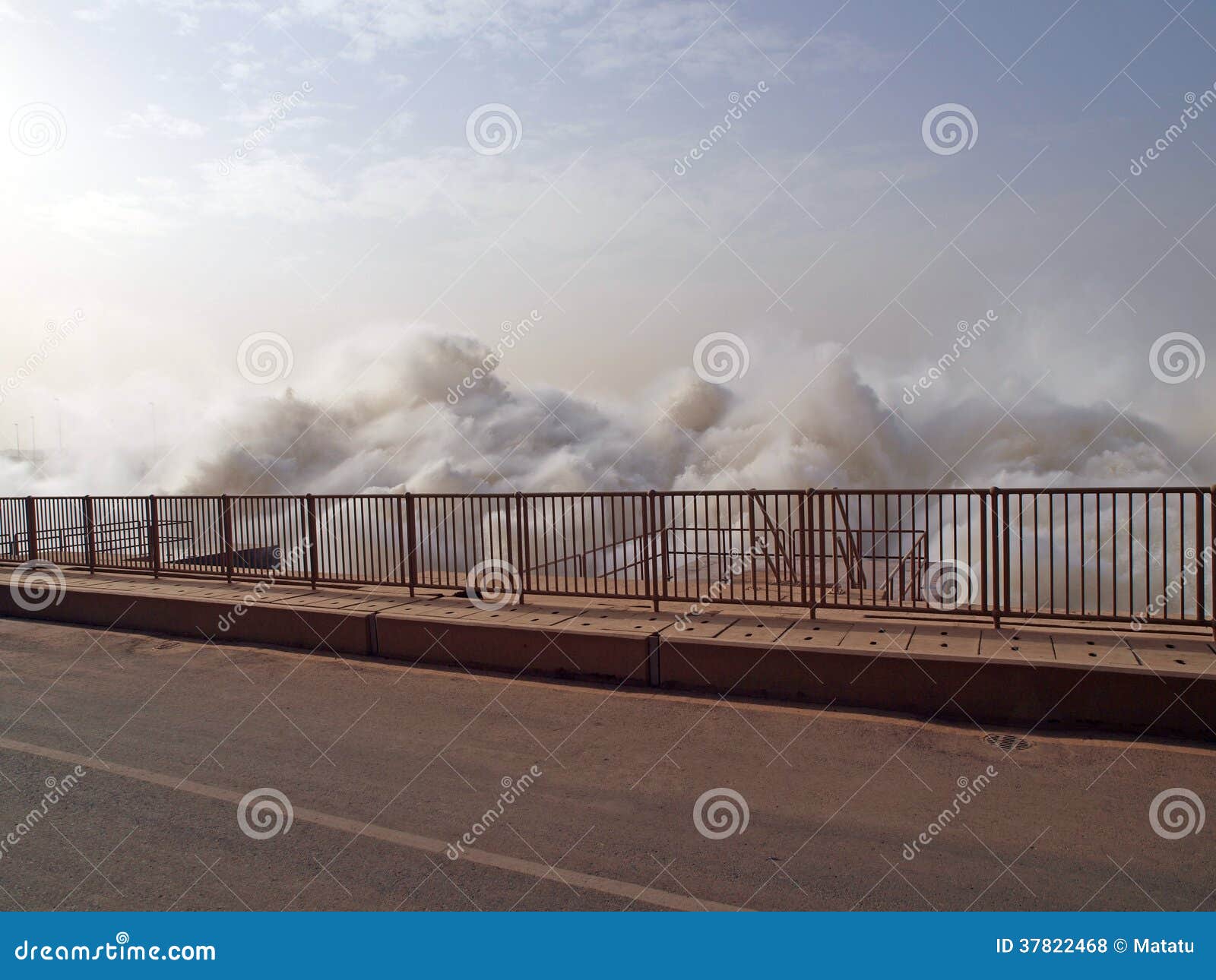 Dam Of The Merowe Hydroelectric Power Station Stock Photo ...