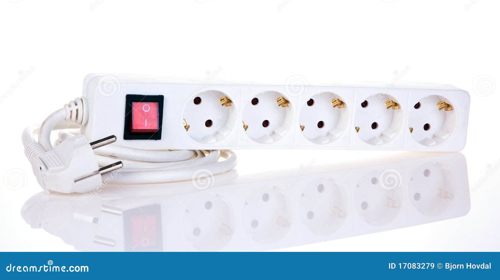 Outlet power strip stock image. Image of electricity - 17083279