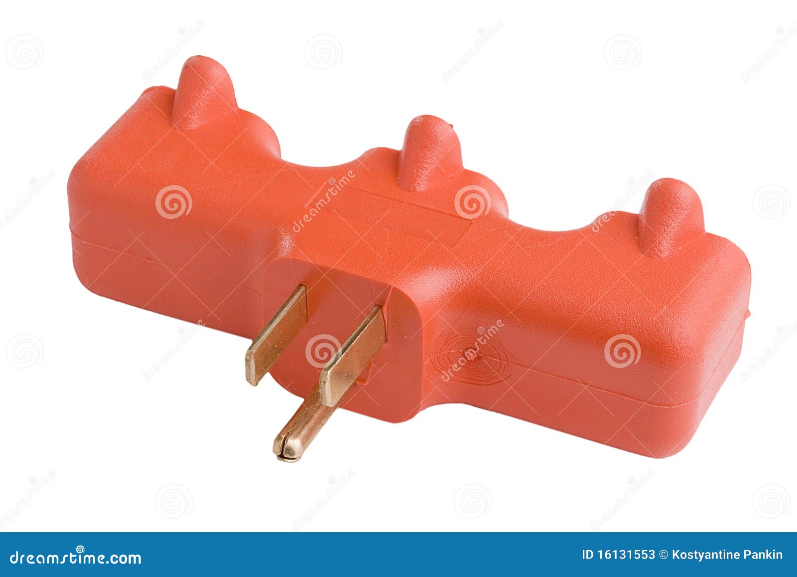 Outlet surge adapter stock image. Image of isolated, plug - 16131553