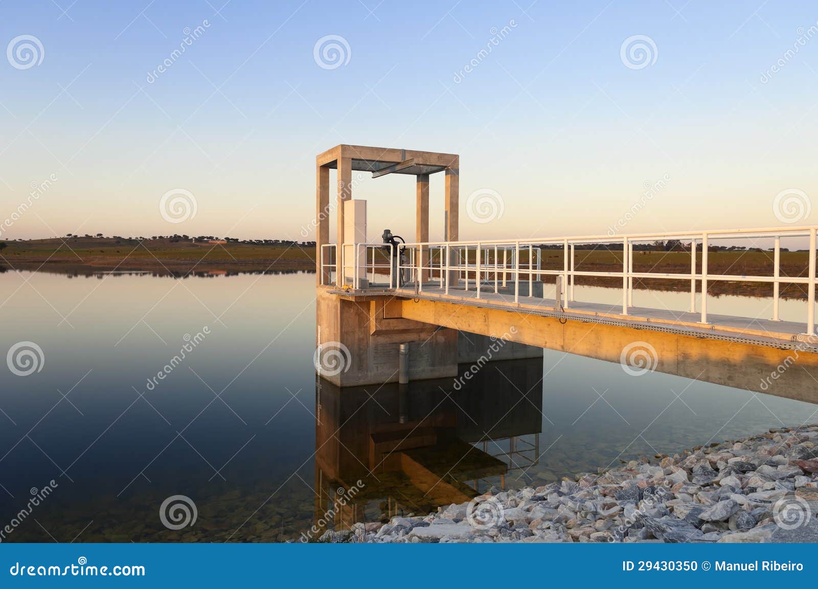 Outlet tower stock photo. Image of intake, water, outlet - 29430350
