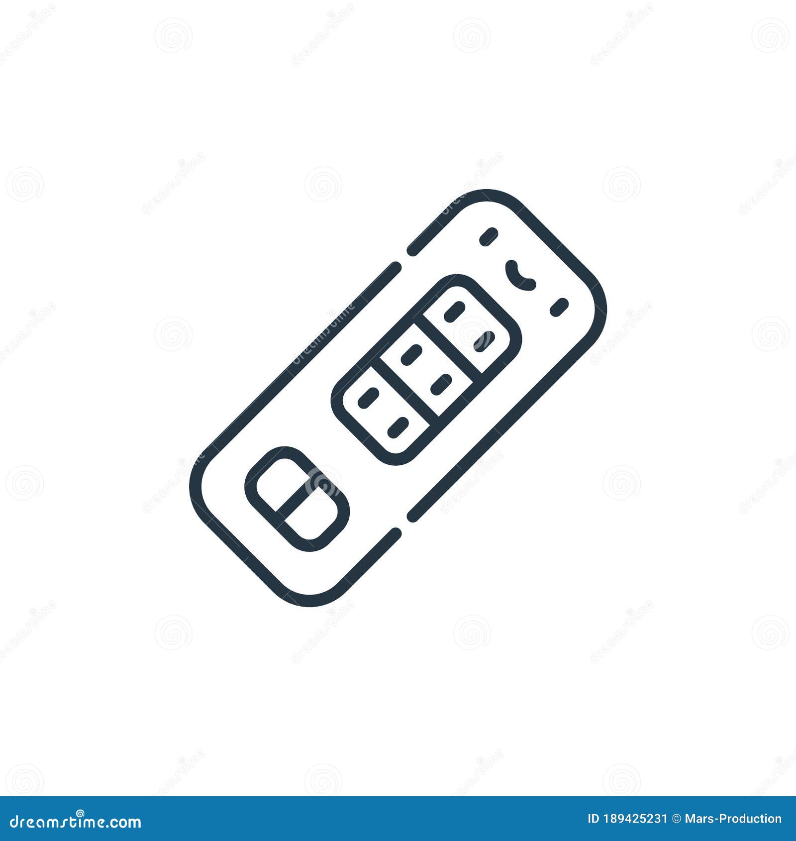 Outlet Vector Icon Isolated on White Background. Outline, Thin Line ...