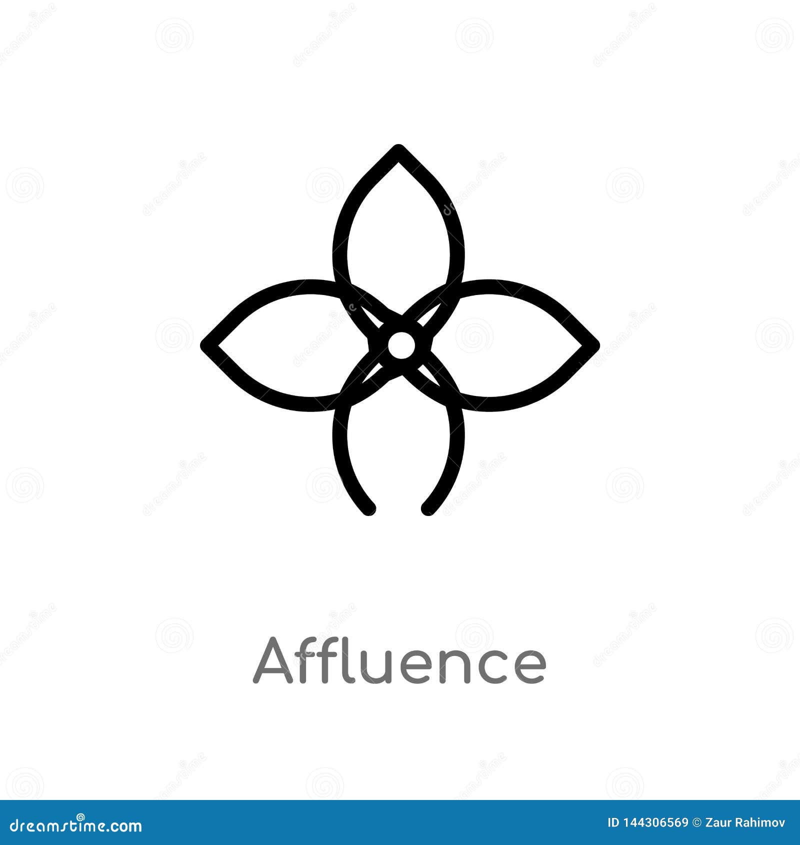 Affluence Vector Icon On White Background. Flat Vector Affluence Icon ...